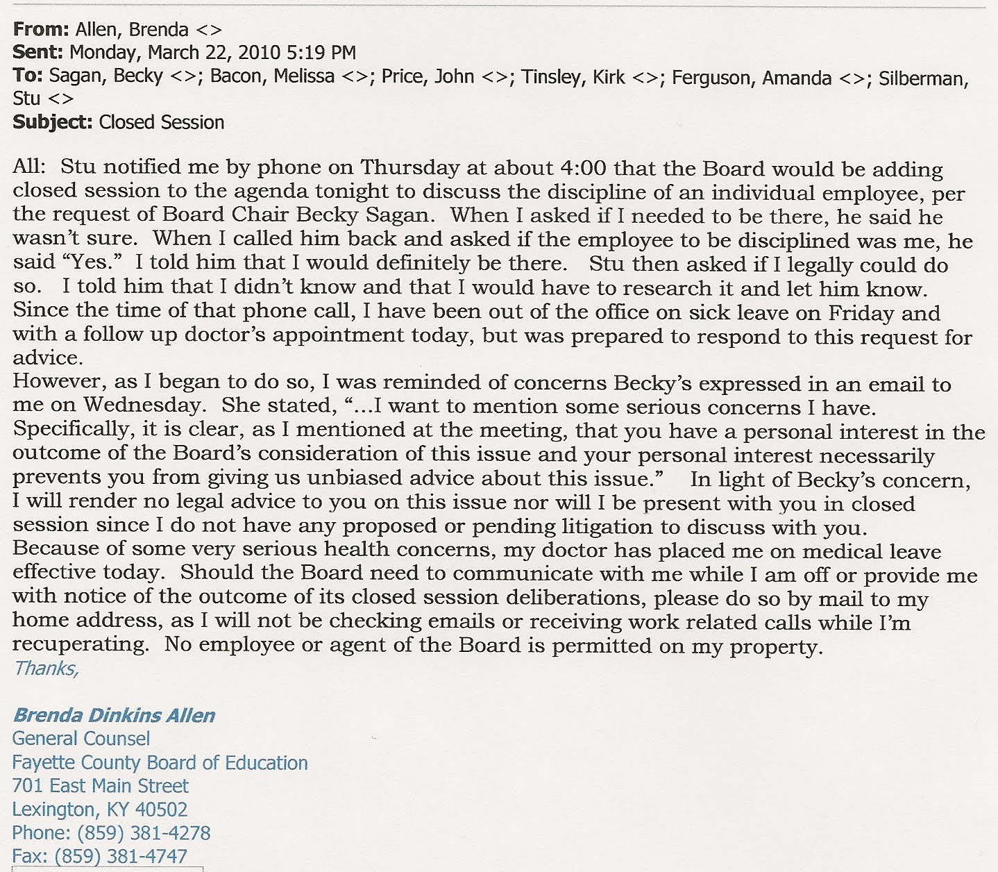 Kentucky School News and Commentary: Silberman Withholds Documents in ...