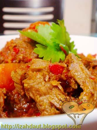 Izah Muffin Lover: Daging Masak Bali