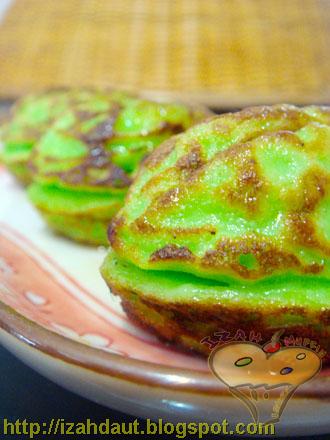 Izah Muffin Lover: Kuih Turtle a.k.a Cara Pandan