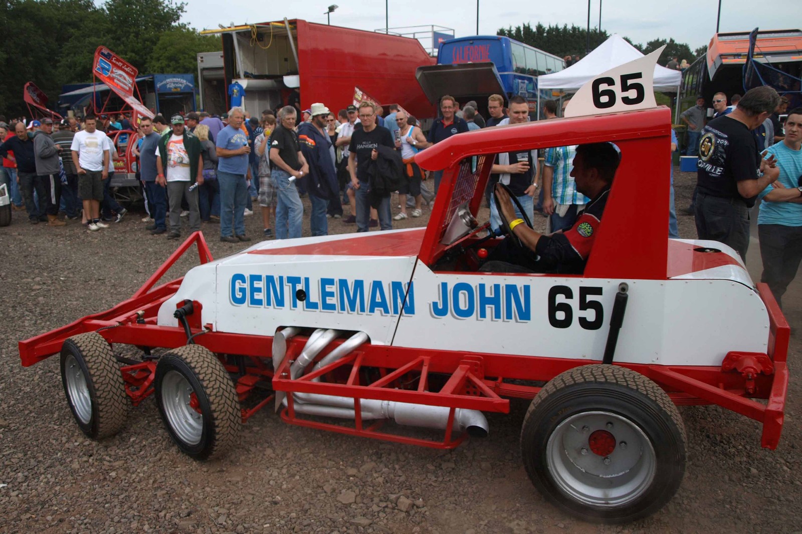 Dennis en Nicolien: World Final Brisca Stockcar F1 Coventry 2010