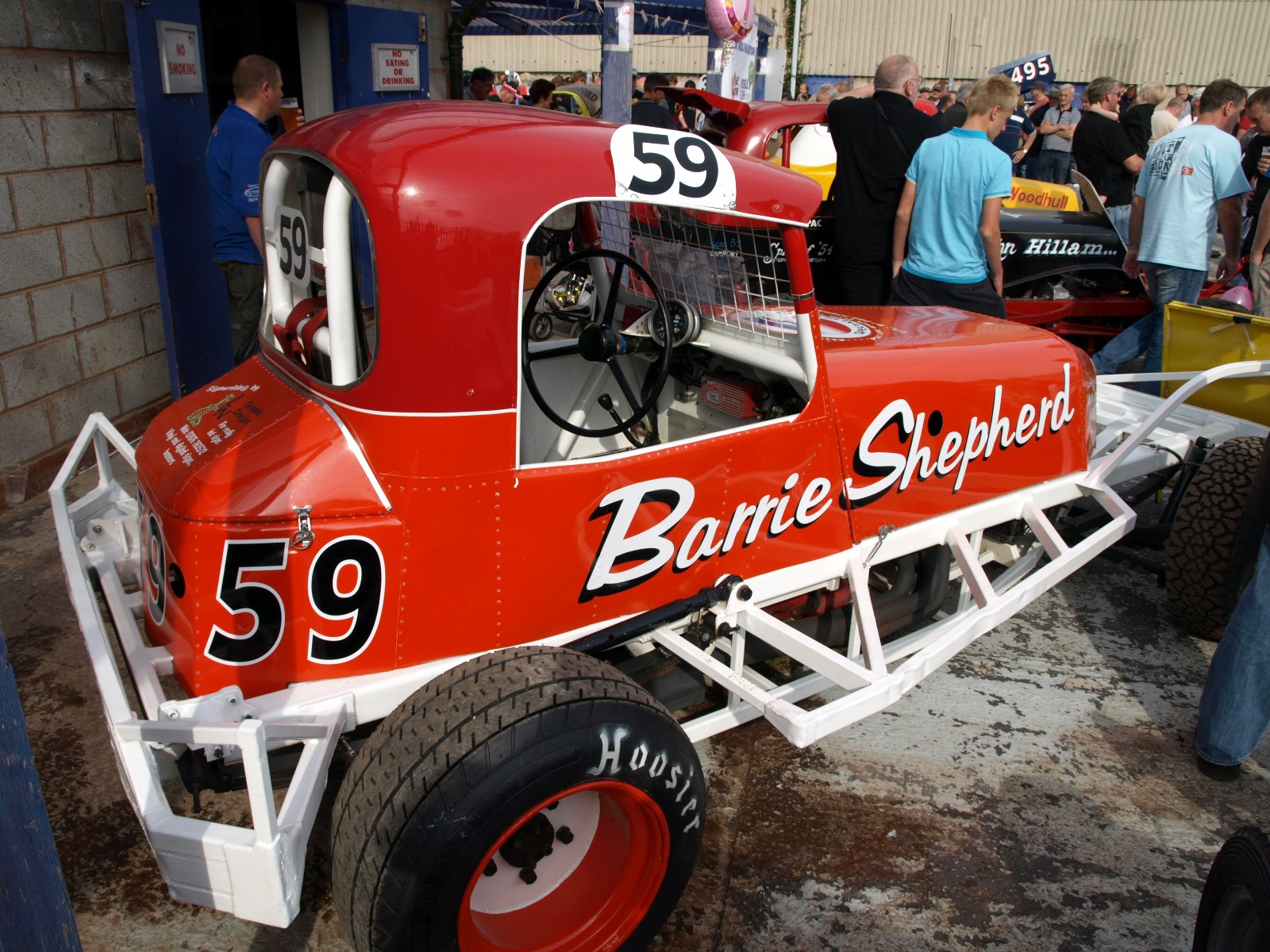 Dennis en Nicolien: World Final Brisca Stockcar F1 Coventry 2010