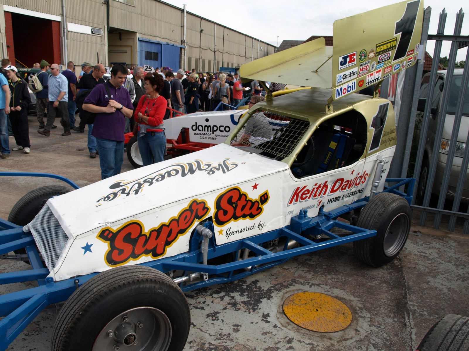 Dennis en Nicolien: World Final Brisca Stockcar F1 Coventry 2010
