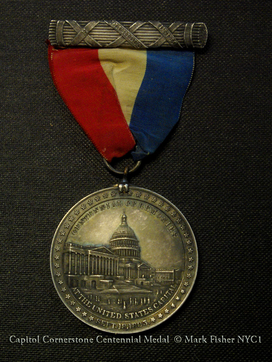 The People For The People: Capitol Cornerstone Centennial Medal • Color ...