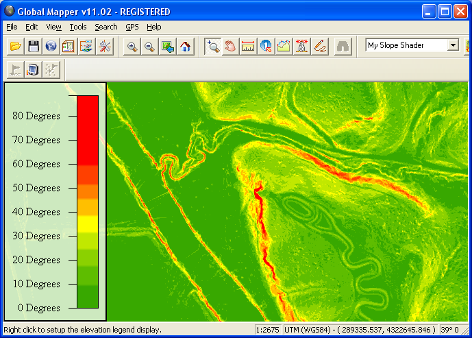 dominoc925: Using Global Mapper to display non-elevation grid data