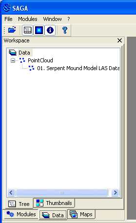 dominoc925: Visualize LiDAR LAS file in SAGA GIS