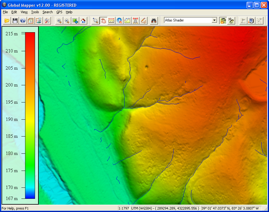 dominoc925: Global Mapper 12's new Generate Watershed function