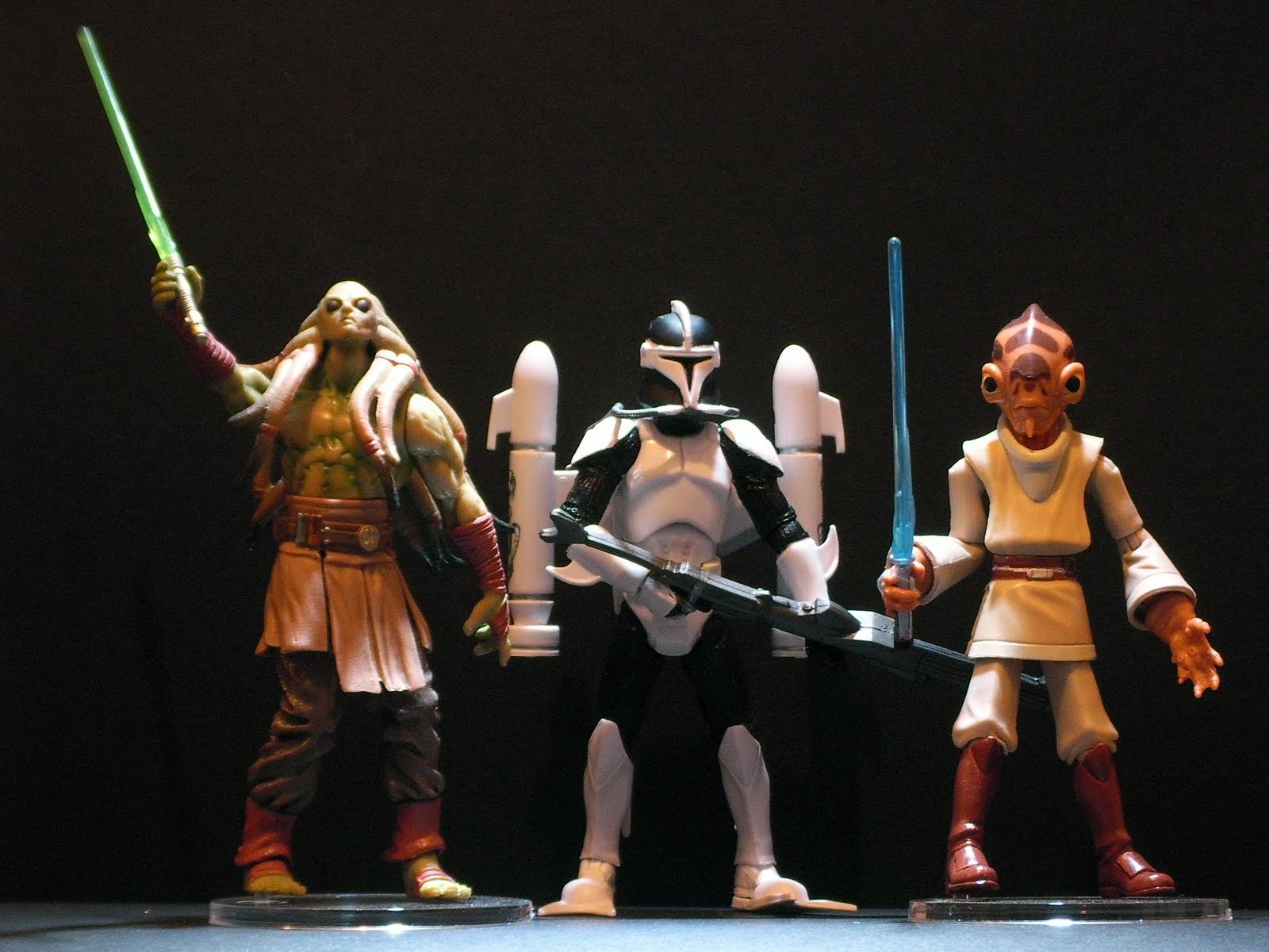Kisho Meteora, Star Wars Collector: Kit Fisto and Nahdar Vebb w/ Scuba ...