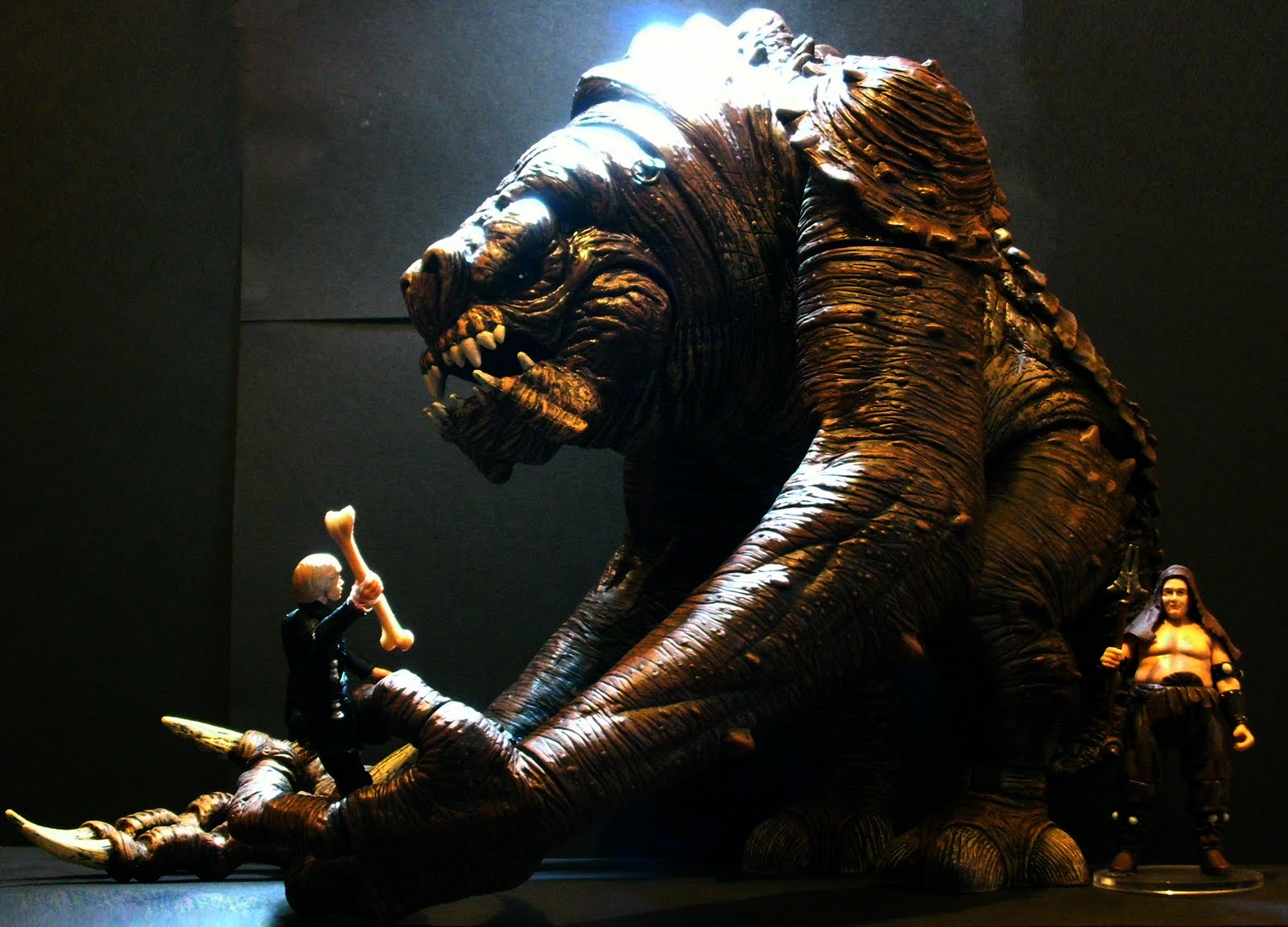 Kisho Meteora, Star Wars Collector: Rancor w/ Luke Skywalker and ...