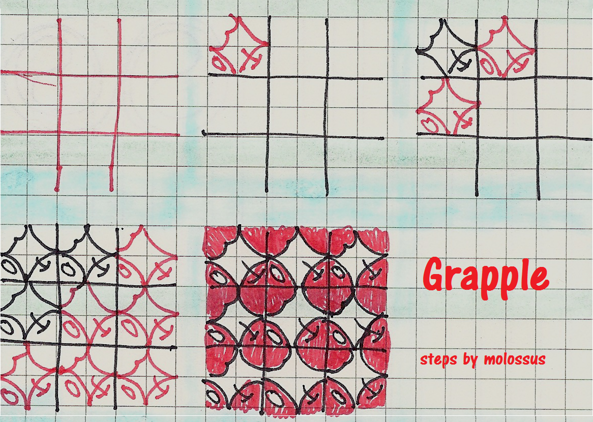 My tangle pattern: Grapples