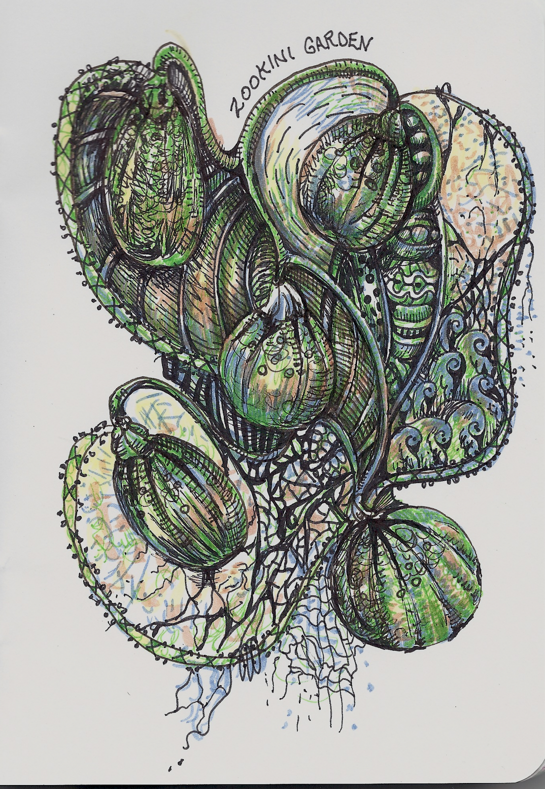 My tangle pattern: Zumbador