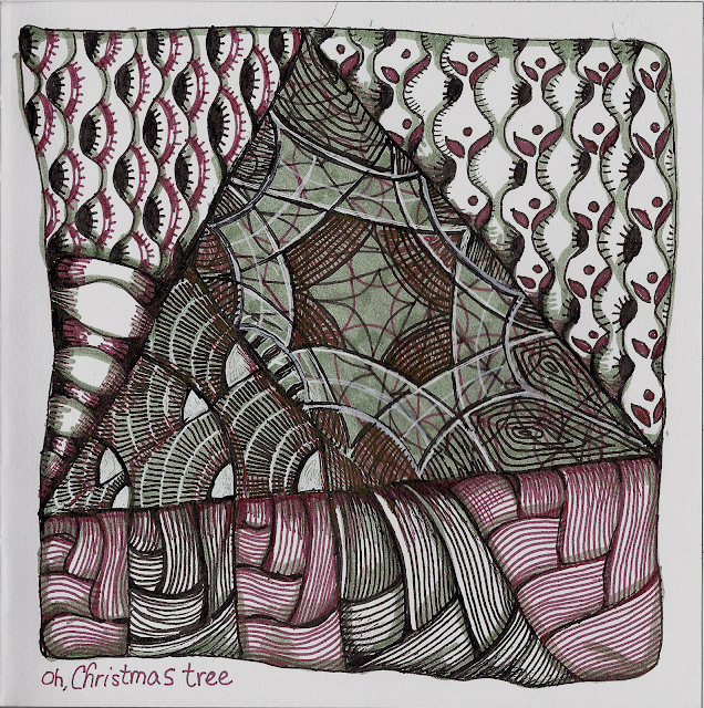 My tangle pattern "Tweety"