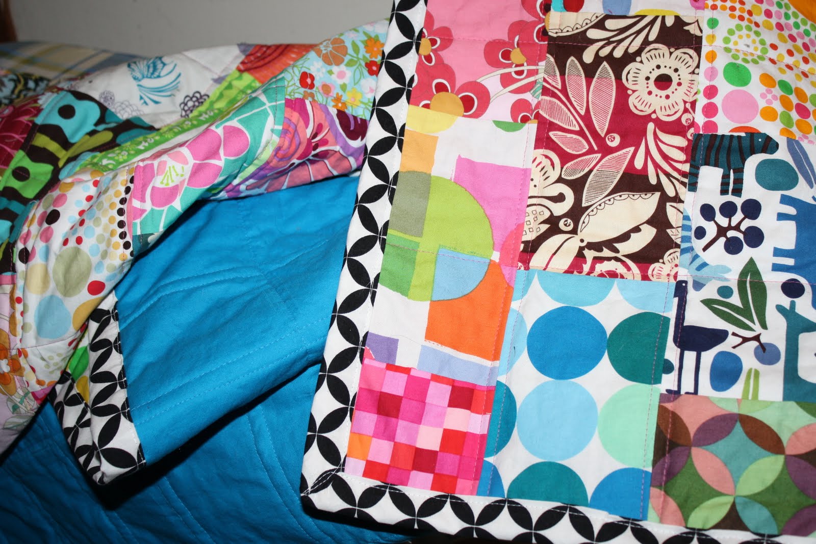 Amy Butler Lotus Quilt (My First Quilt!) - Sew Sweetness