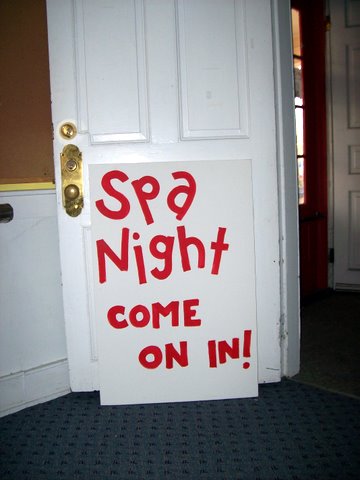 IT IS DATE NIGHT: SPA NIGHT!