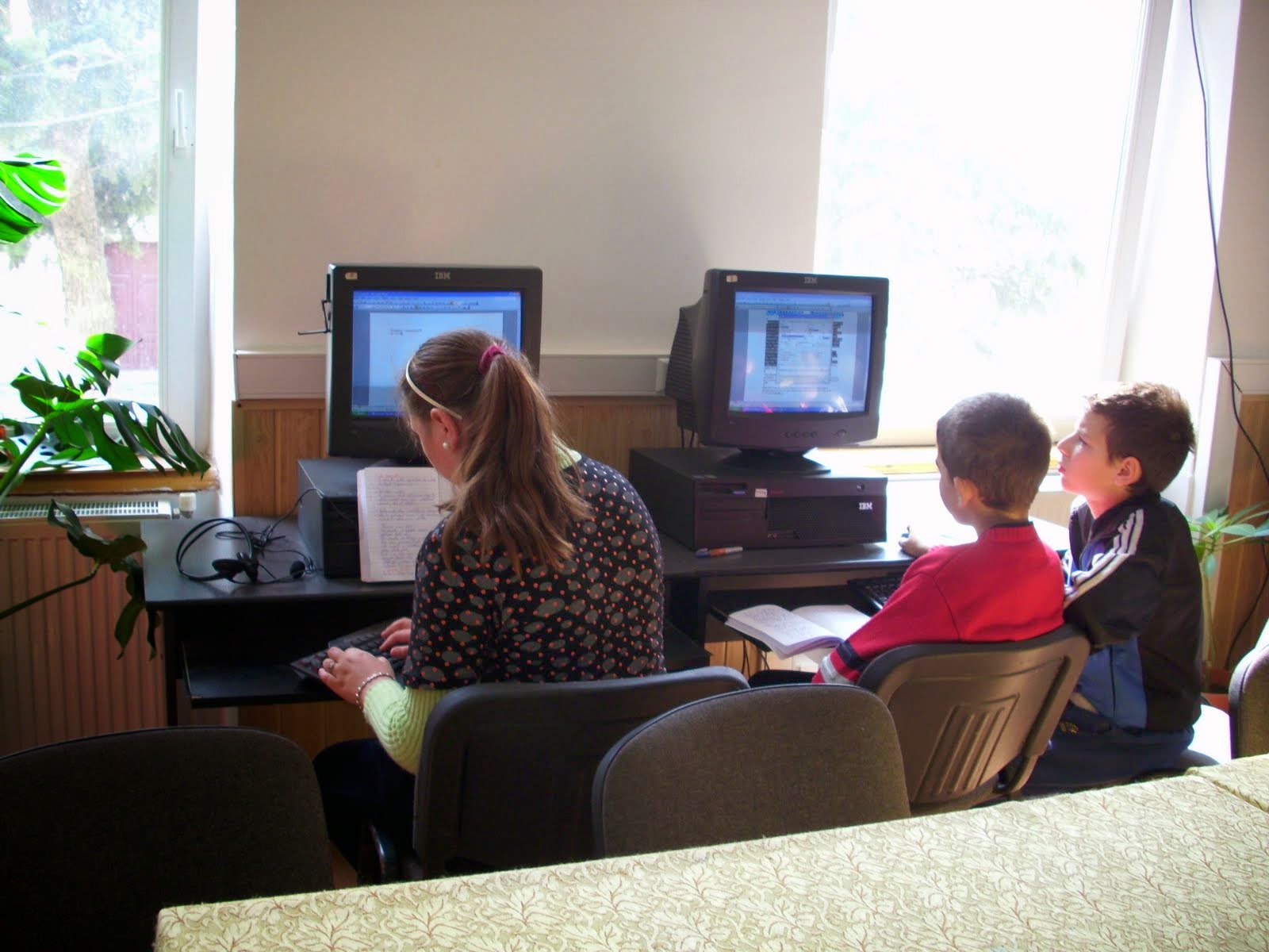 SCOALA CU CLASELE I-VIII SINANDREI (TIMIS): Imagini cabinet informatica