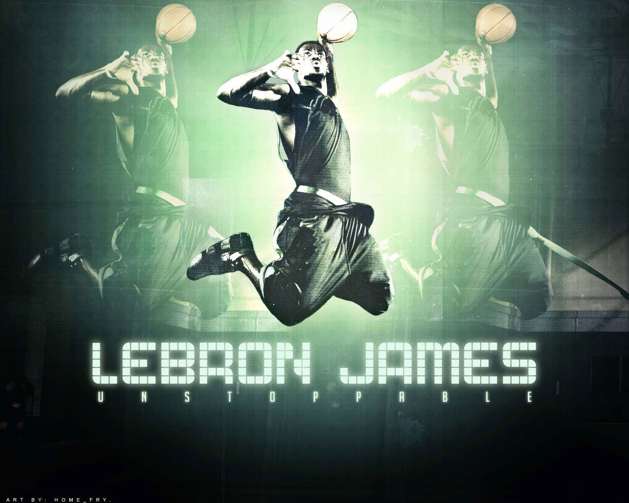 James Lebron Dunk Heat Wallpaper Nba Wallpaper