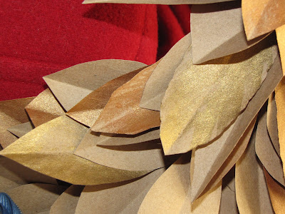 The Chocolate Lava House: Kraft Paper Laurel Wreath