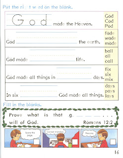 ACE Pace Samples: ACE Samples - Science Grade 1
