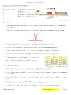 ACE Pace Samples: ACE Pace Sample - Science 5th Grade