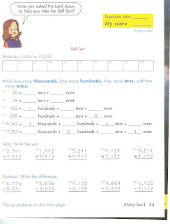 ACE Pace Samples: Pace Samples - Math Grade 3
