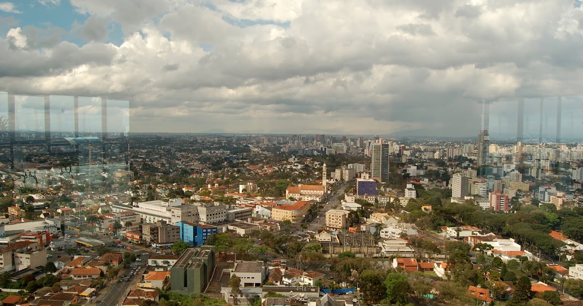 Curitiba a partir do mirante das Mercês - NOROESTE