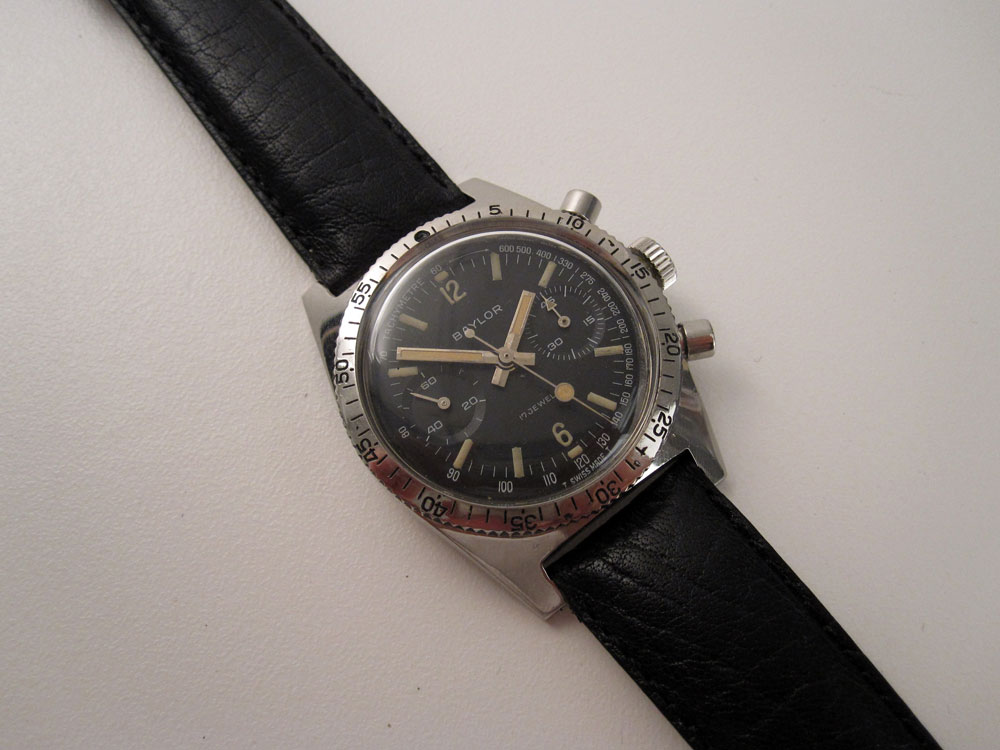Vintage chronographs: 1960's Baylor chronograph with Landeron 149 movement