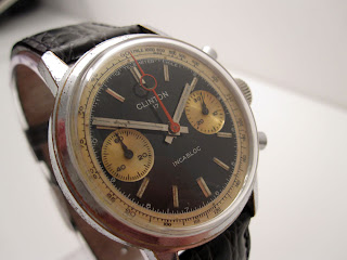 Vintage chronographs: 1970's Clinton chronograph with Valjoux 7733 movement