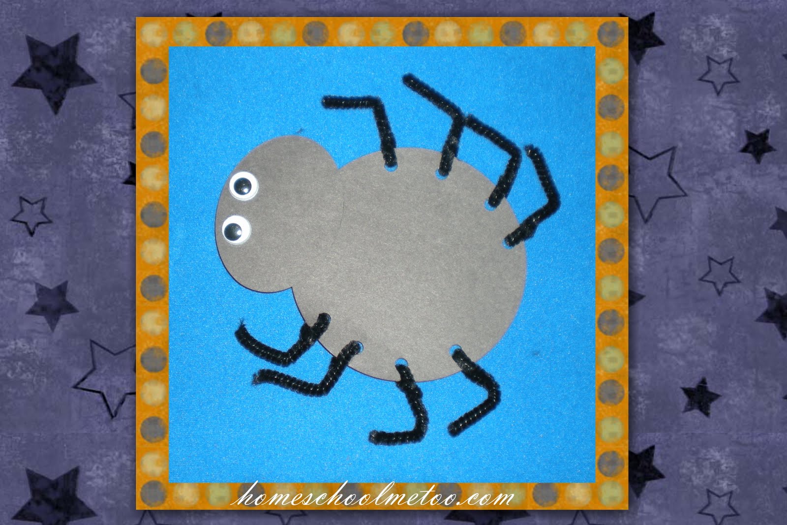 Homeschool Me Too: Spider Craft