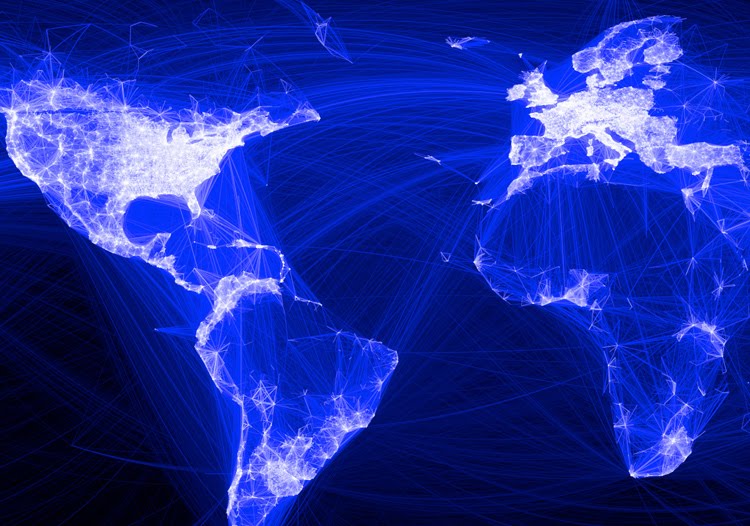R27.CREATIVELAB / Blogspot: The Facebook Map of the World