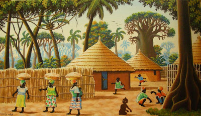 Senegal 2007-2009: Naive art paintings of Senegal