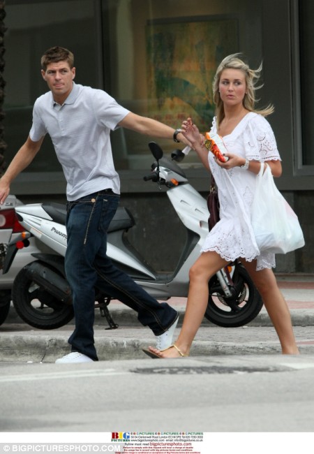 Steven Gerrard: Steven Gerrard And Alex Curran