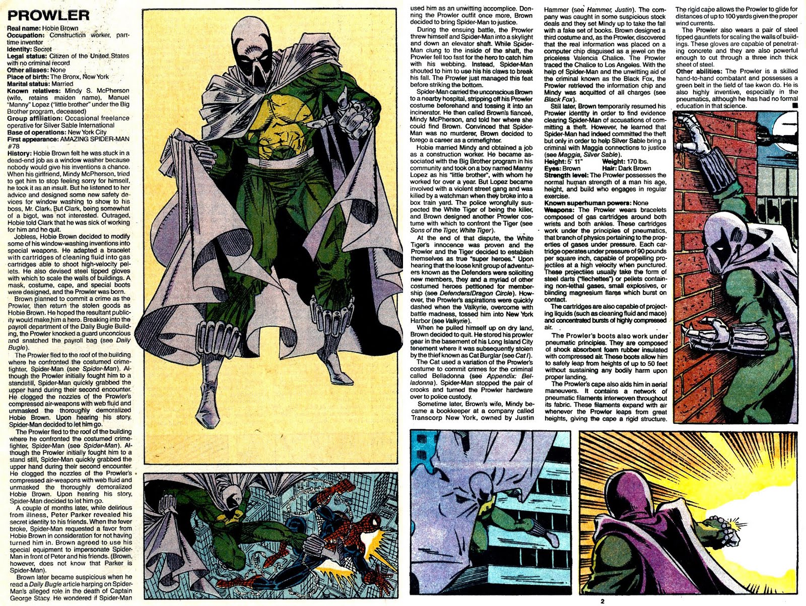 Fichas de Superheroes Marvel y DC: Merodeador