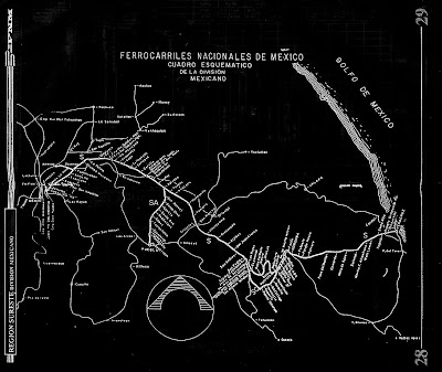Mexican Railroads: Map of Linea S (SC)