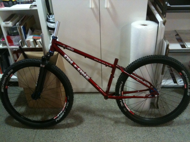 Confessions of a Bicycle Addict: Rana's On-one inbred mountain bike