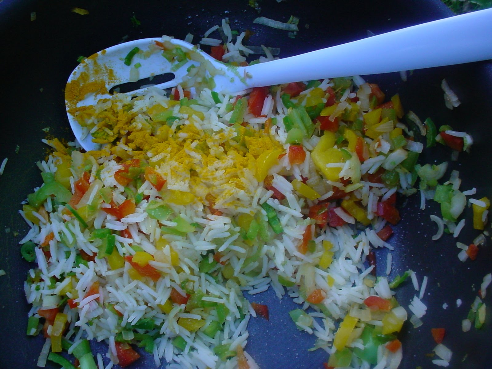 Flitzy Phoebie: Matpe Beans for Lemon Rice - Camp Cooking