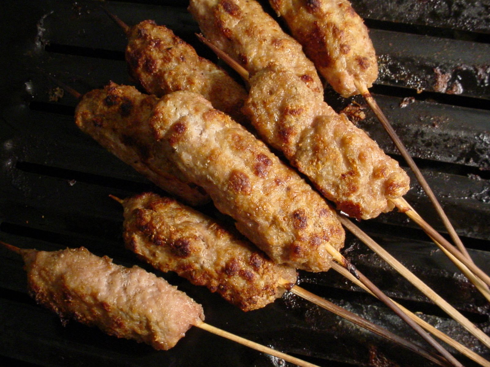 Flitzy Phoebie: Broiled: Kebab-spiced Meat on a Stick