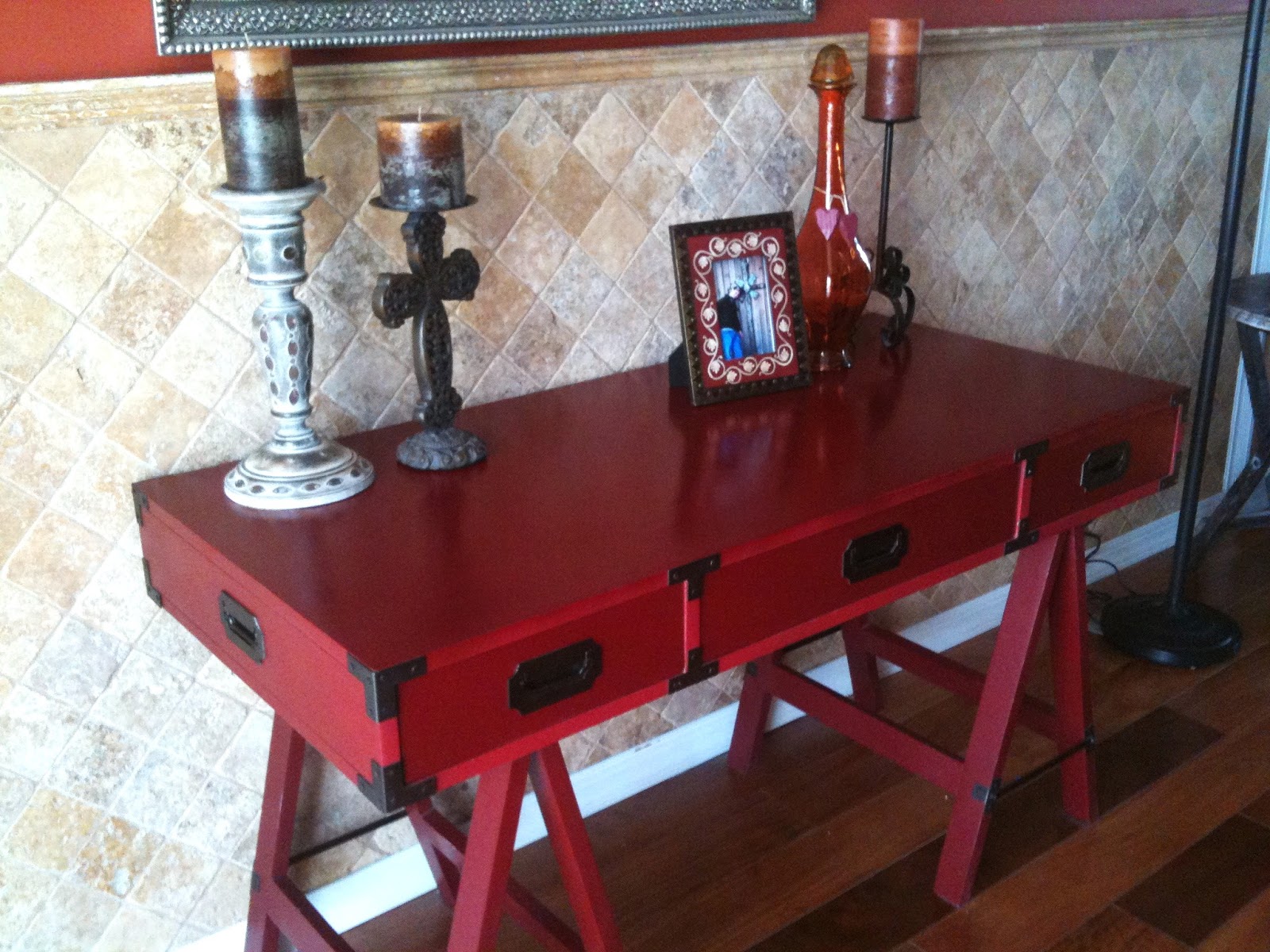 West Furniture Revival: LITTLE RED WRITING DESK...