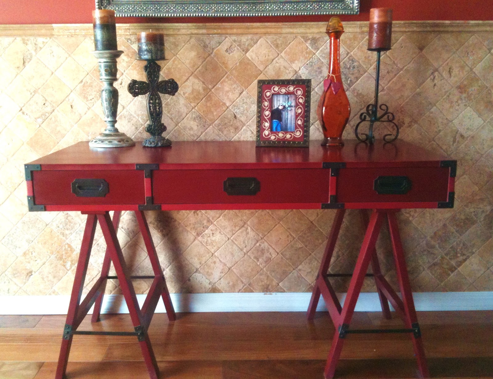 West Furniture Revival: LITTLE RED WRITING DESK...