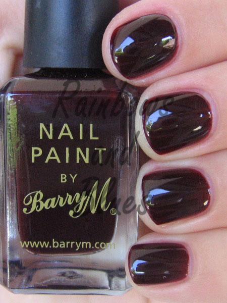 Rainbows and Blues: Barry M - Red Black