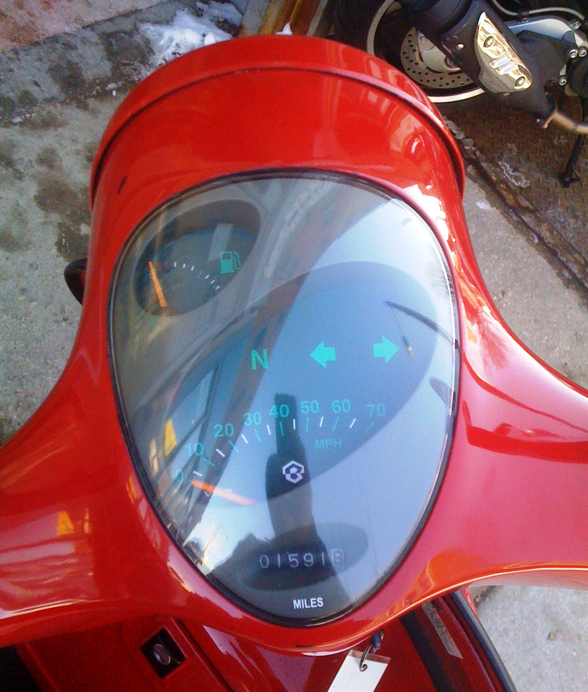 Philadelphia Used Scooters: 2002 Bajaj Chetak RED - 4-speed, 4-stroke ...
