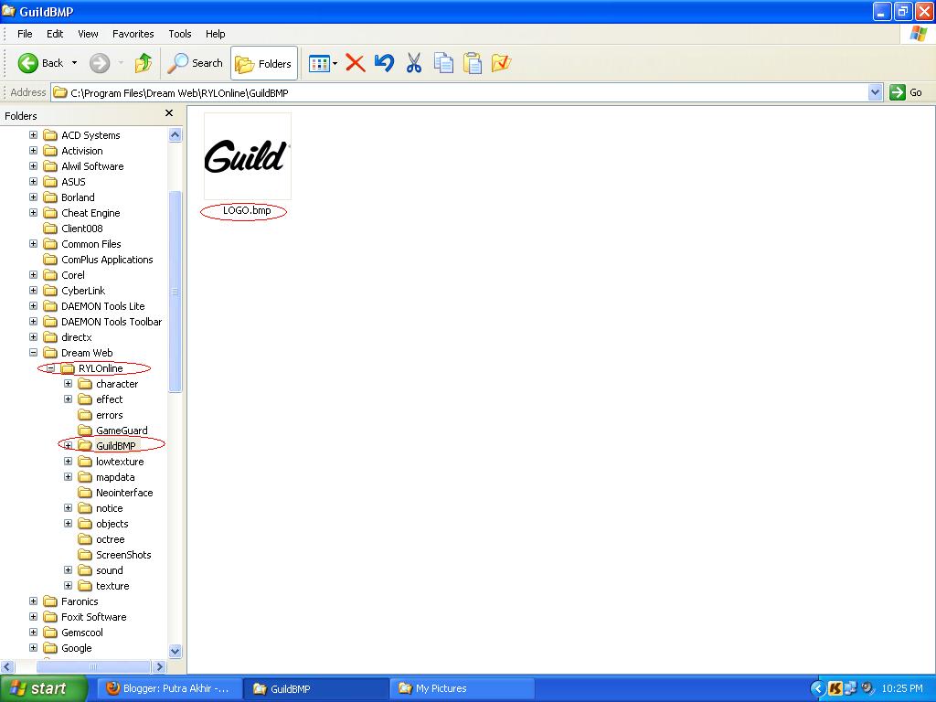 Putra Akhir: Cara Memasang LOGO GUILD di RYL