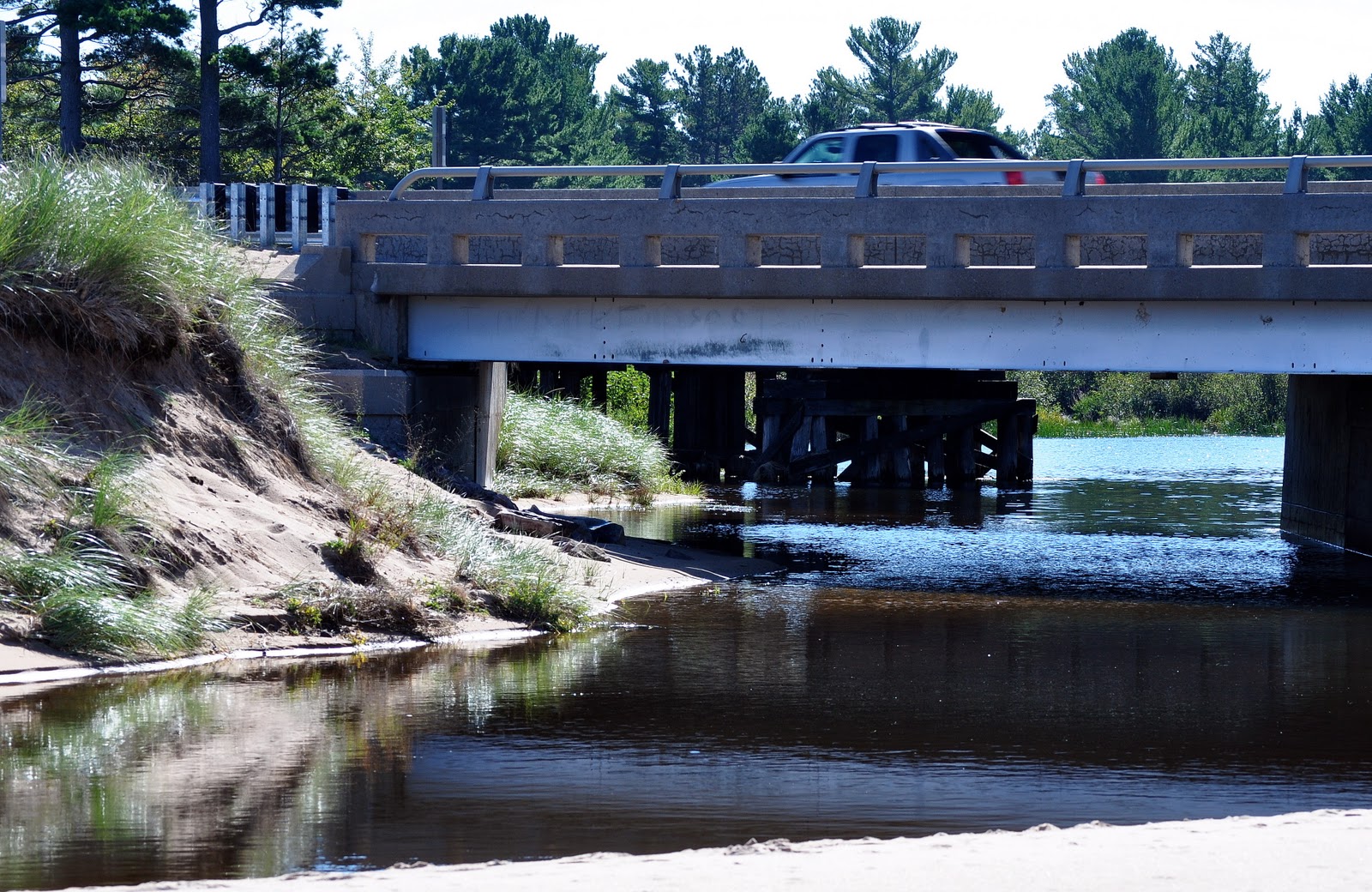 Day by Day in Fabius: M28 Bridge over the AuTrain River
