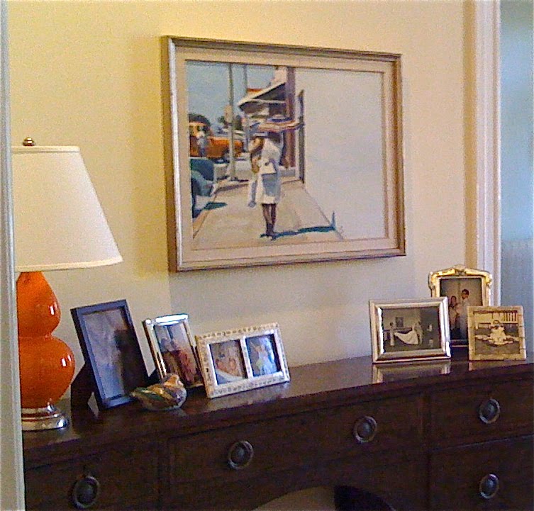 More about the art in bossy color's living room : Annie Elliott Design
