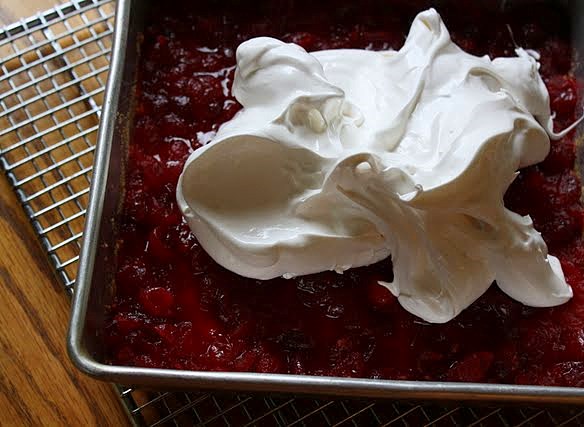 Jane's Sweets & Baking Journal: Cranberry Snowdrift Bars