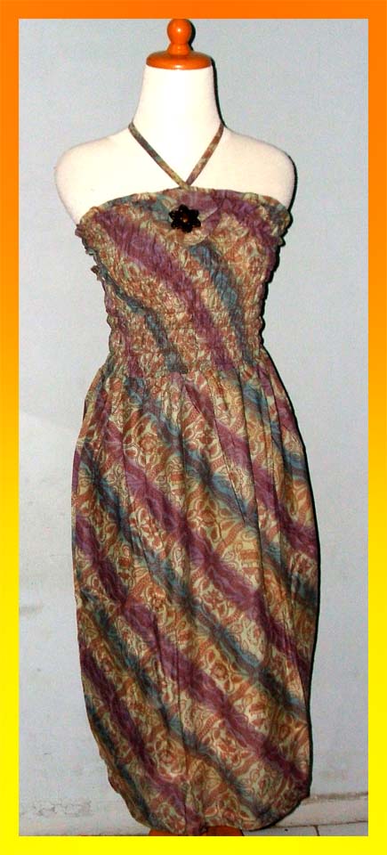 Batik Cantik Indonesia: Batik Dress CODE: DRS0183