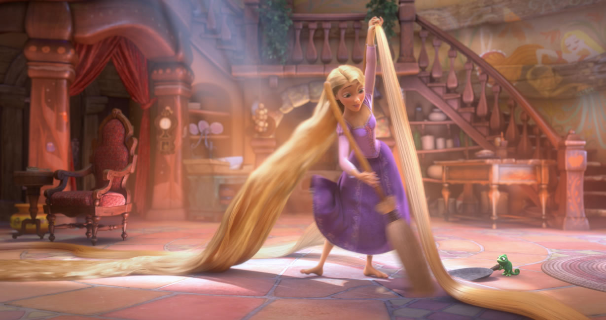 Tapeworthy: Long Beautiful Hair - Tangled - Movie Review