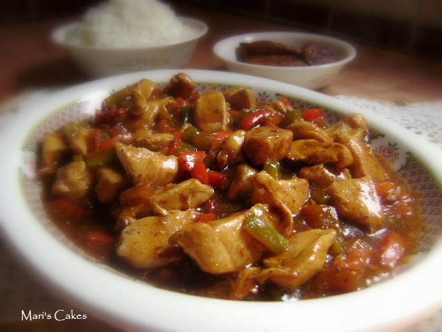 Pollo con Pimientos al Estilo Stir Fry | Mari's Cakes