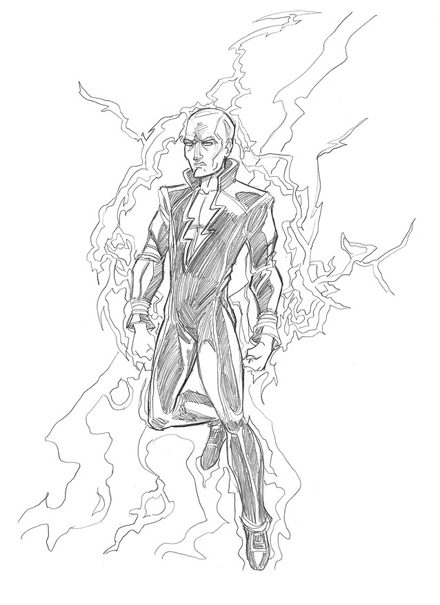 Ron's Sketchbook: Marvel One-A-Day - Day 63: Electro