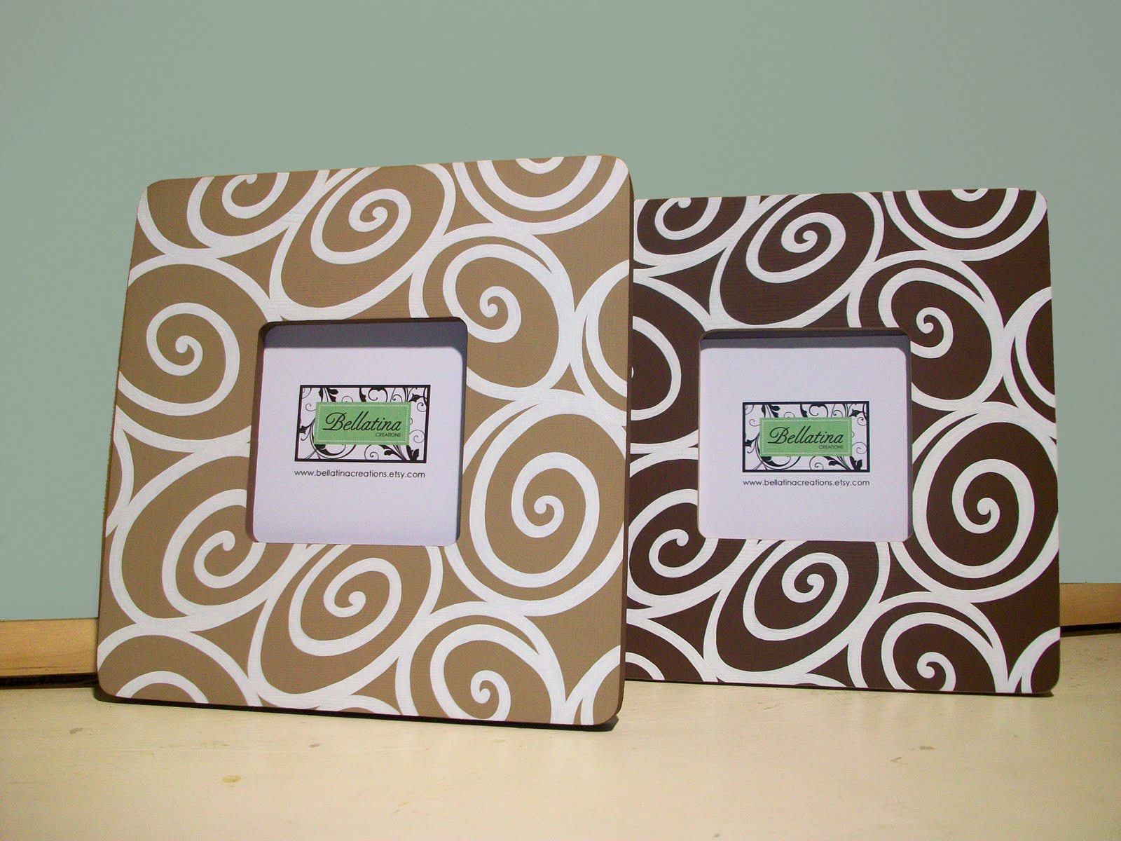 Bellatina Creations: Swirl Frames