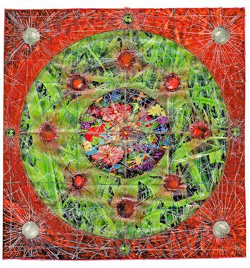 mandala-a-day: Day 143 Mandala 5-23-10: magazine photos, collage with ...