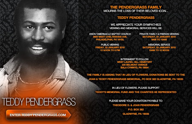 Kirk Tanter Blog: Teddy Pendergrass Viewing and Funeral Services, plus ...